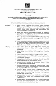 SK DAN BERITA ACARA PANITIA KOMPRE PERIODE FEBRUARI 2019 - Document Repository Universitas Andalas